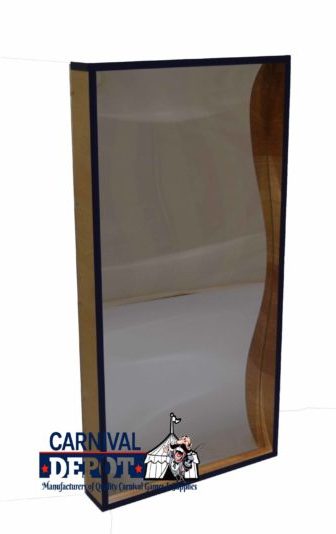 Custom 6' Funhouse Mirror Natural — Funhouse Mirrors — Carnival Depot